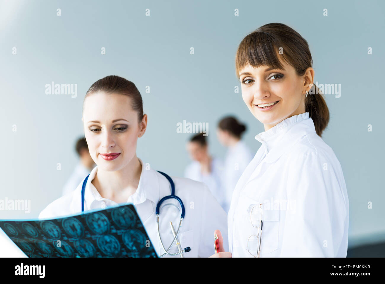 image of two doctors Stock Photo - Alamy