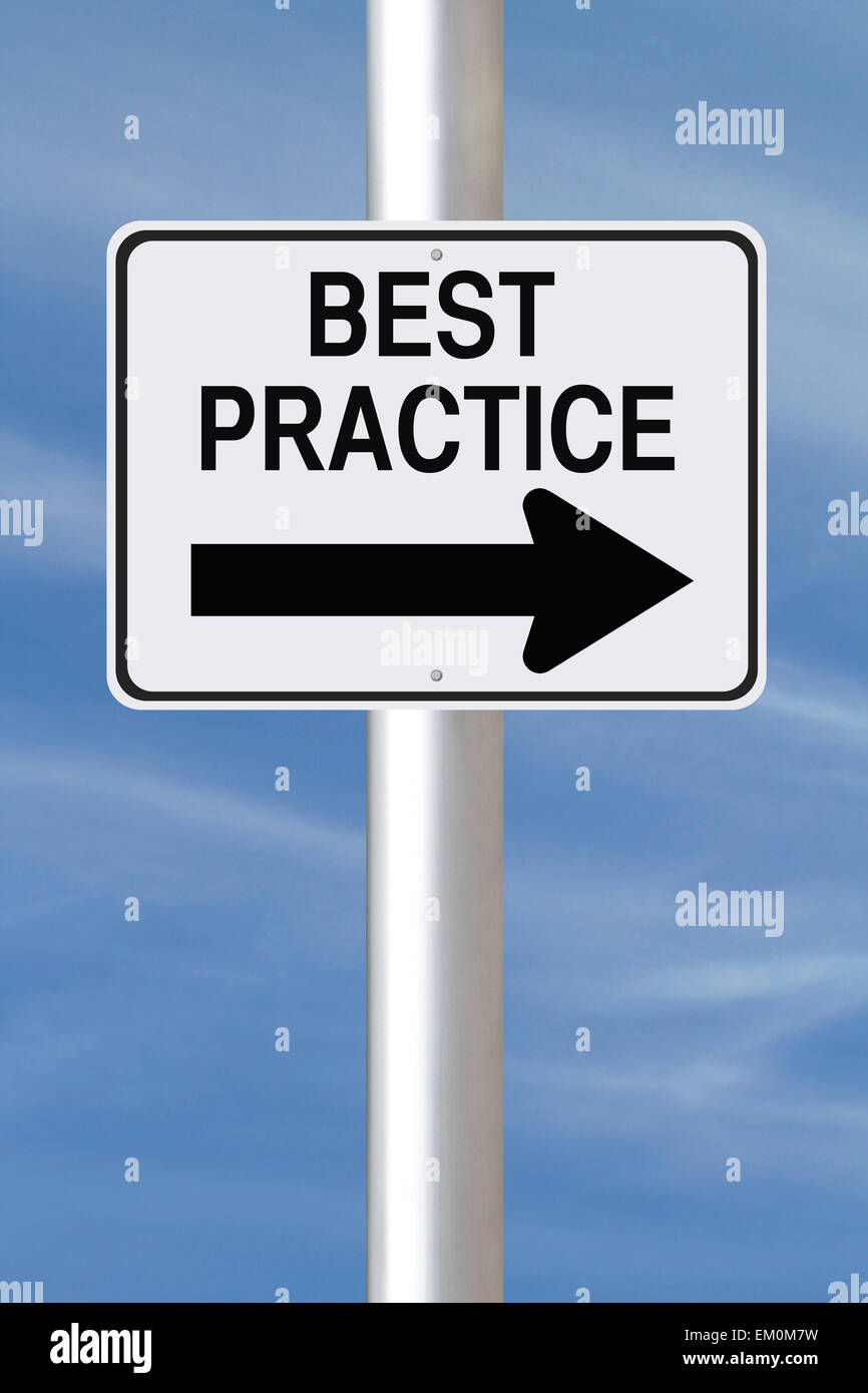 Best practice road sign hi-res stock photography and images - Alamy
