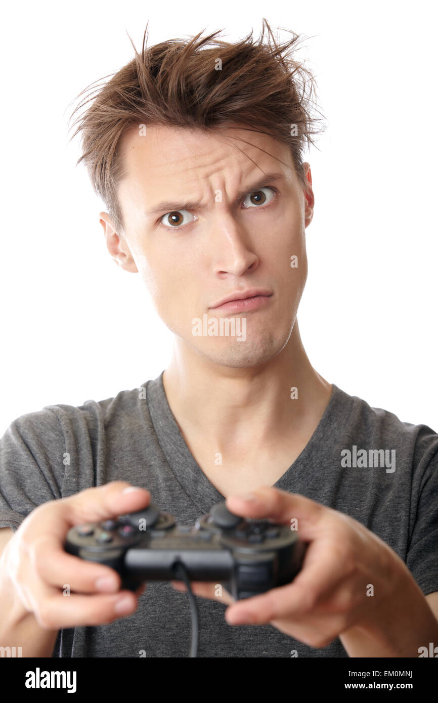 I love computer games Stock Photo - Alamy