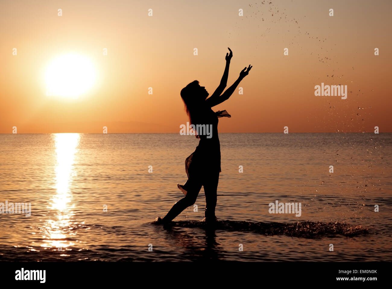 Play with water Stock Photo - Alamy