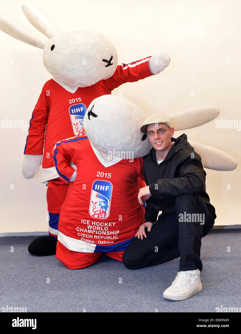 Bob and Bobek, mascots of the 2015 IIHF World Championship, that will ...