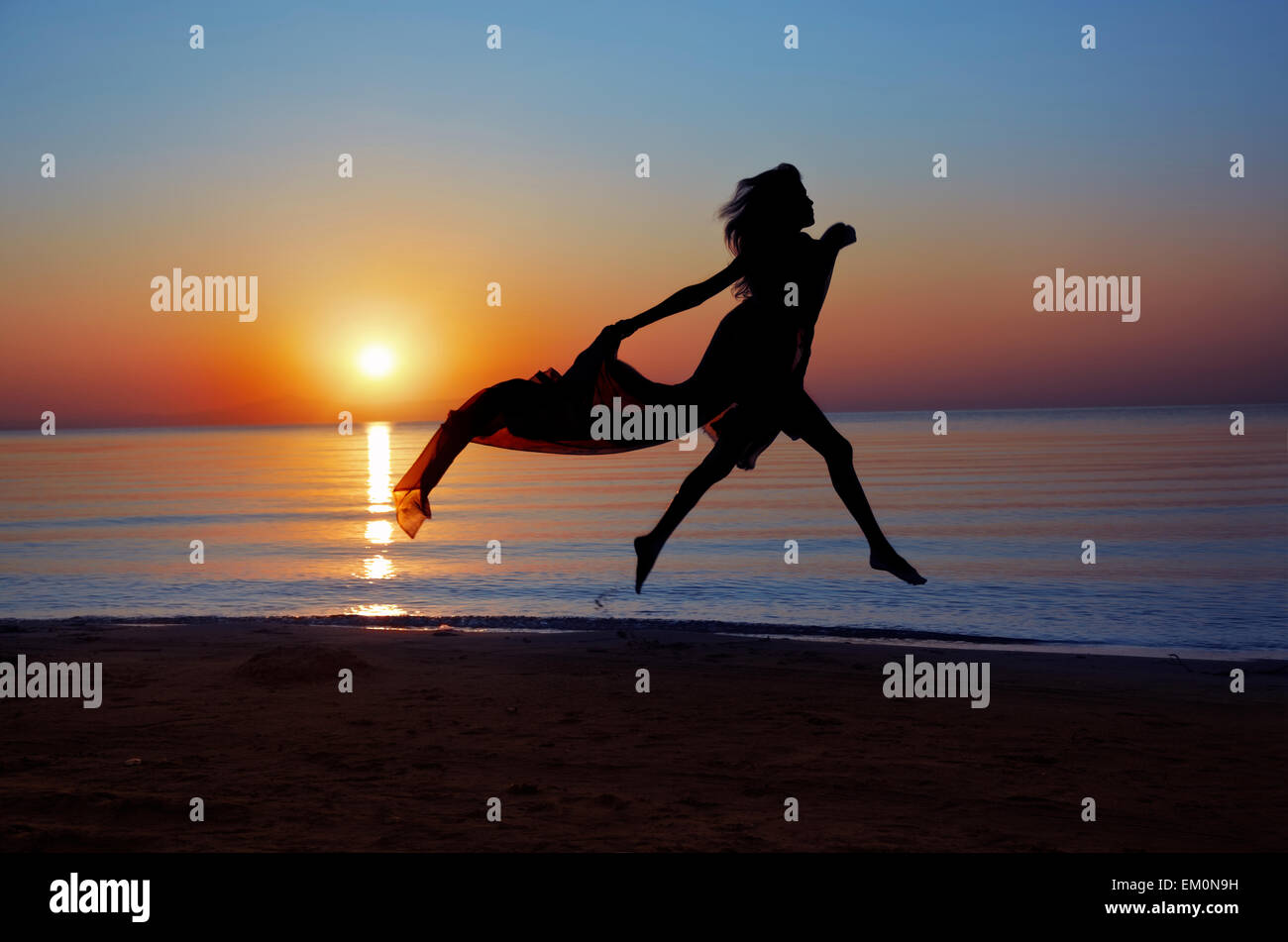 Beaty at sunset Stock Photo - Alamy