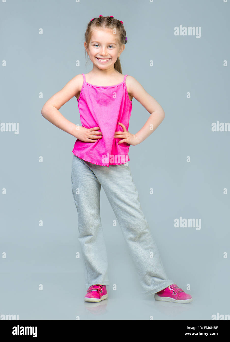 Beautiful happy smiling gymnast athlete hi-res stock photography and ...