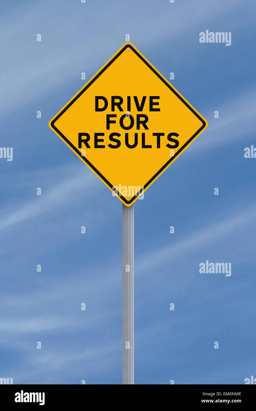 Drive For Results Stock Photo - Alamy