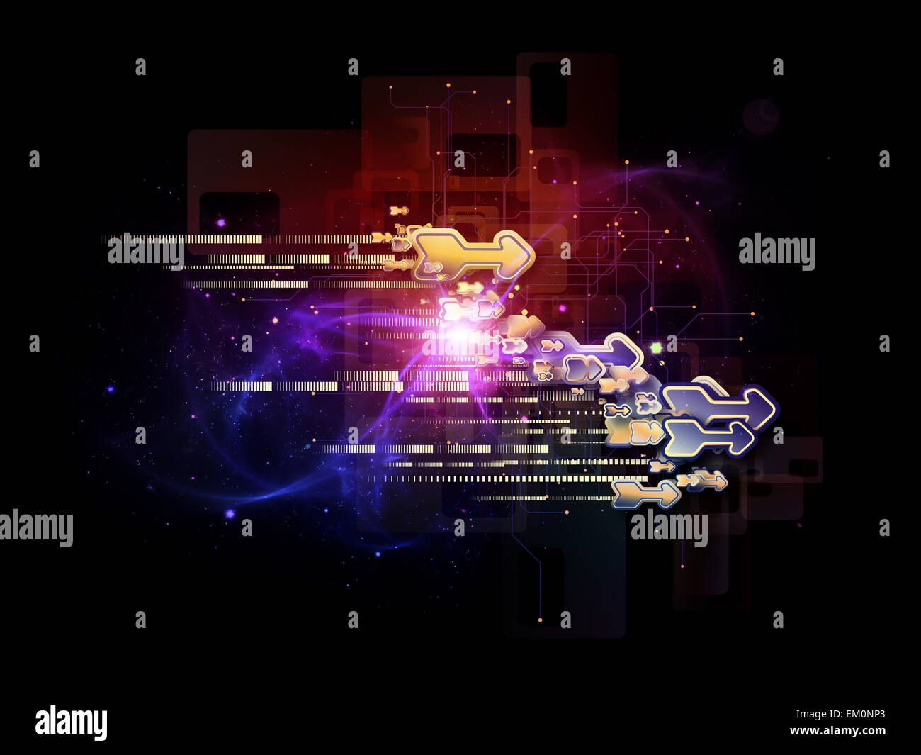 Elements of Cloud Technology Stock Photo - Alamy