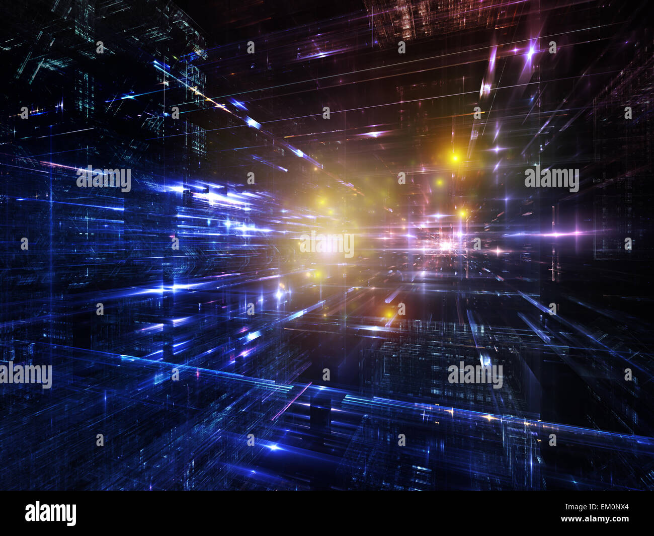 Depth of Fractal World Stock Photo - Alamy