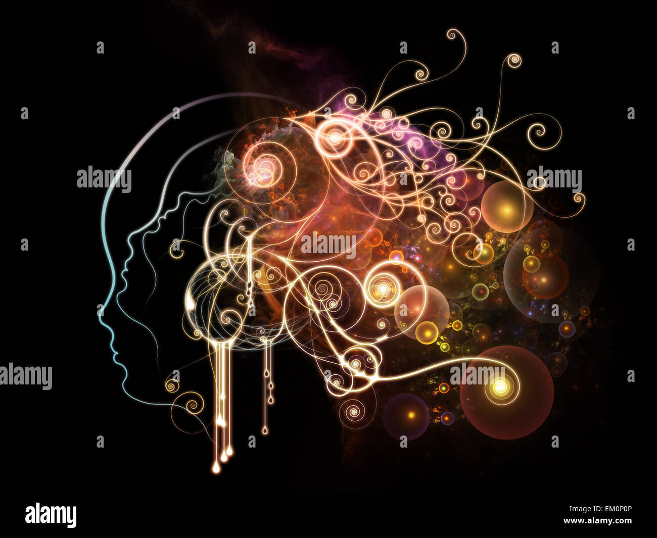 Vision of Inner Thoughts Stock Photo - Alamy