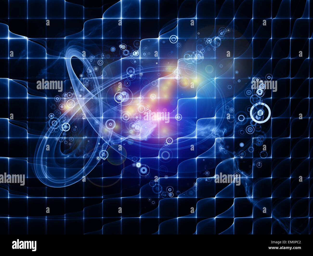 Lights of Technology Stock Photo - Alamy
