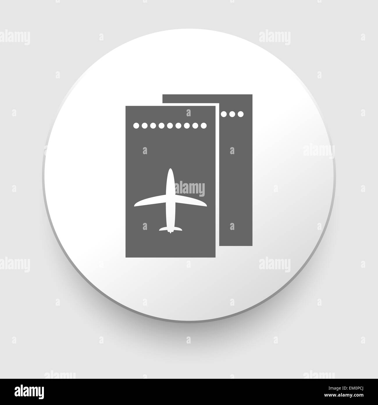 Vector boarding pass hi-res stock photography and images - Alamy