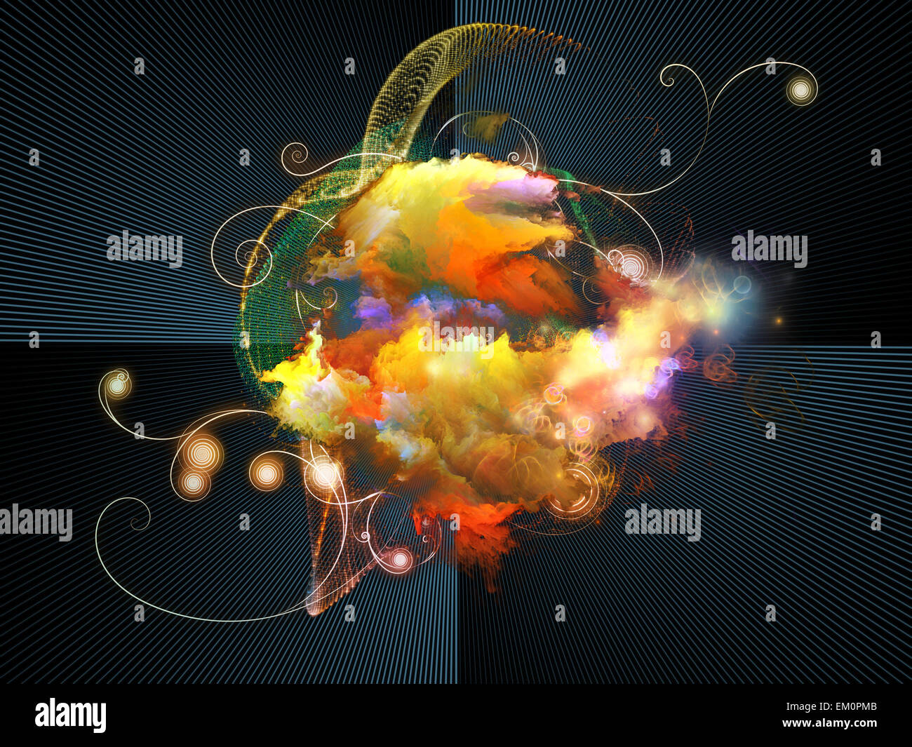Shining Color Burst Stock Photo - Alamy