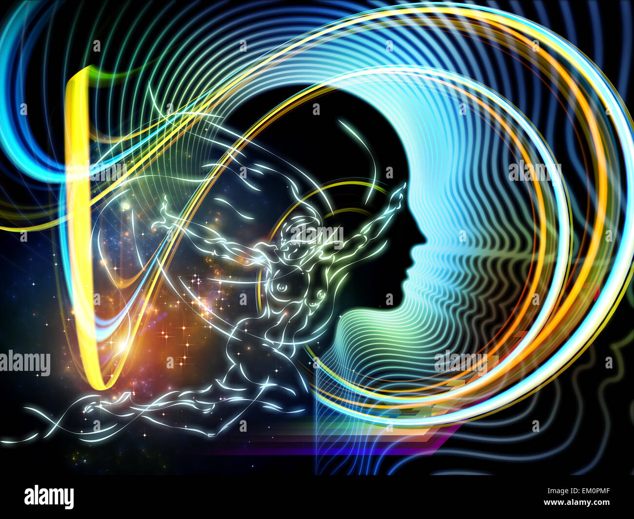 Inner Life of Human Mind Stock Photo - Alamy