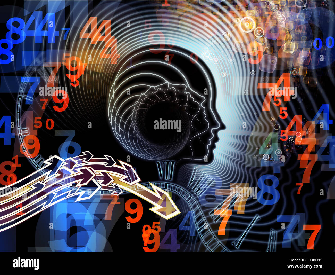 Advance of Human Mind Stock Photo - Alamy