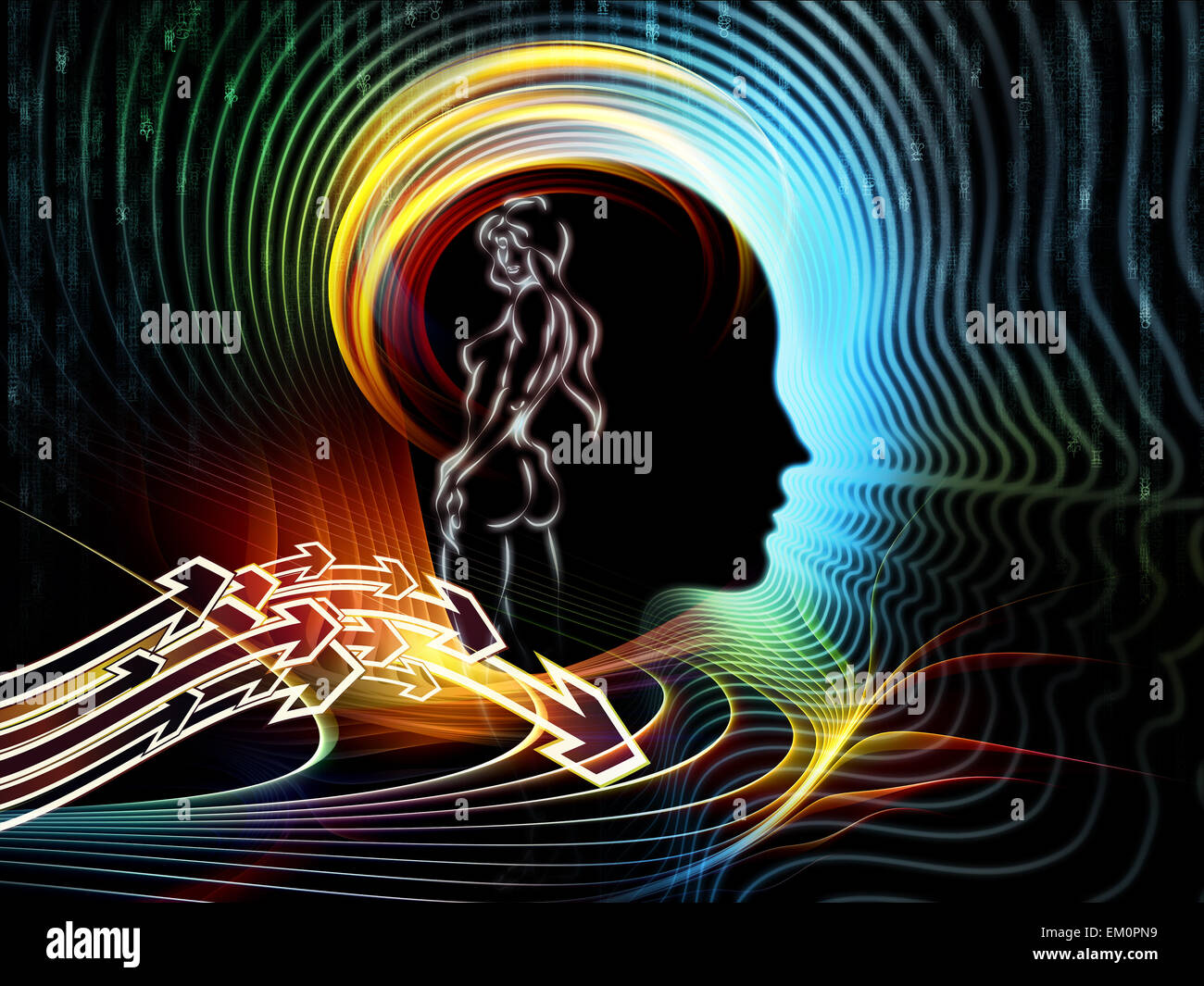 Elements of Human Mind Stock Photo - Alamy