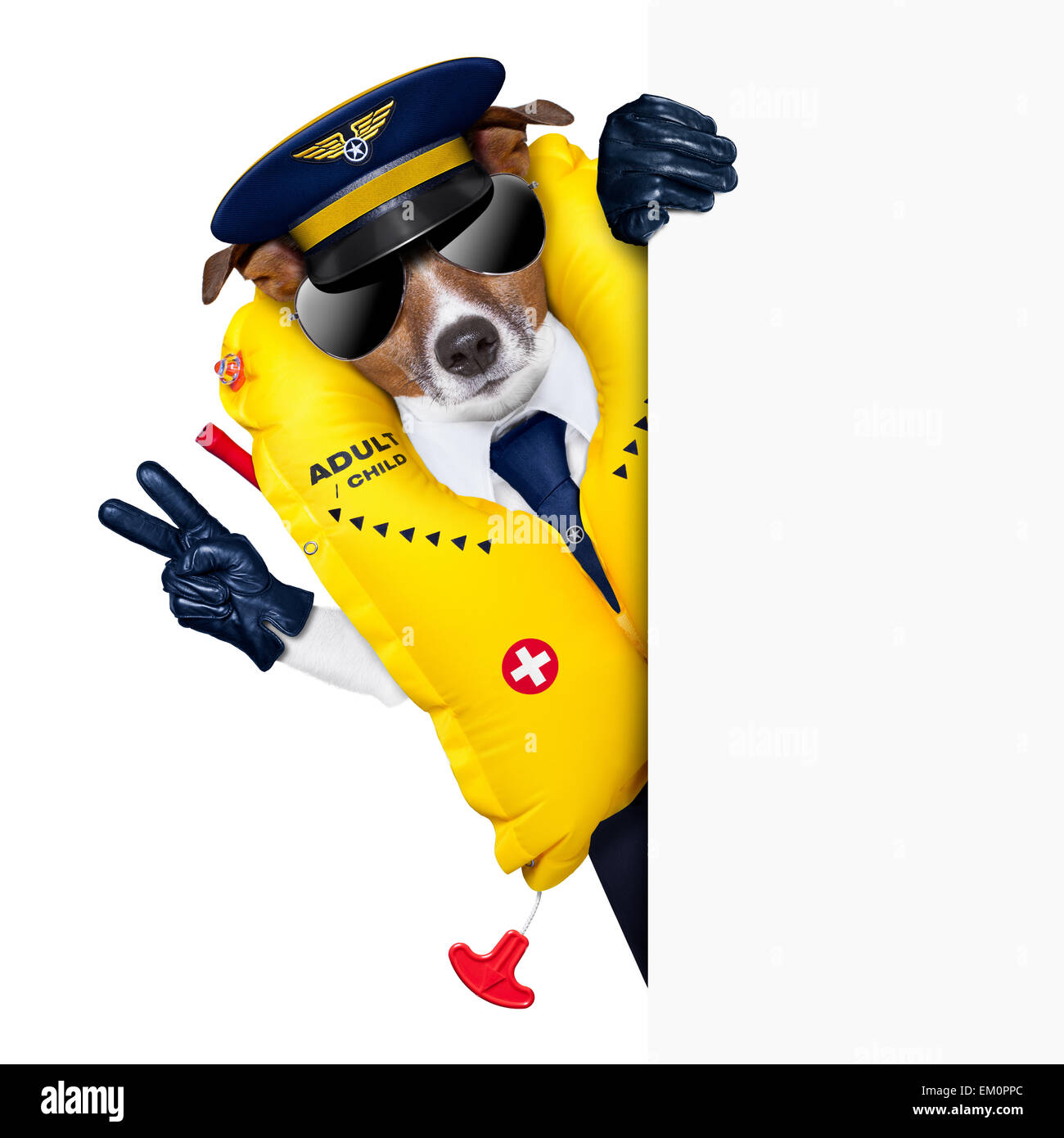 Pilot plane in airport Cut Out Stock Images & Pictures - Alamy