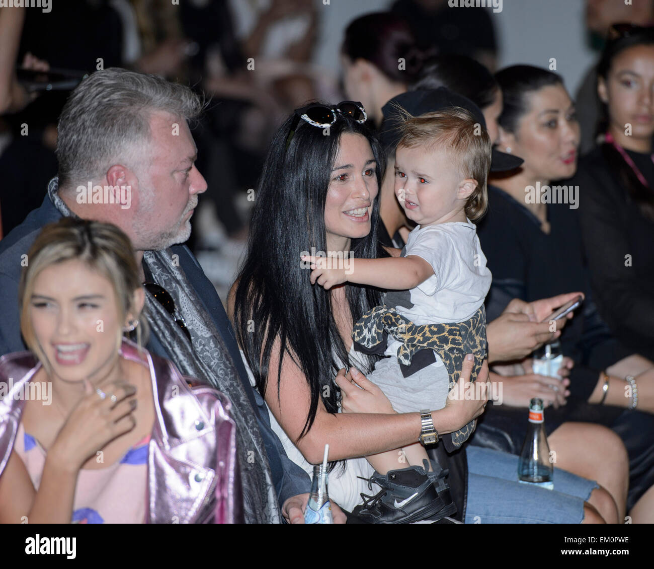 Sydney, Australia. 15th April, 2015. Kyle Sandilands (C) pictured with ...