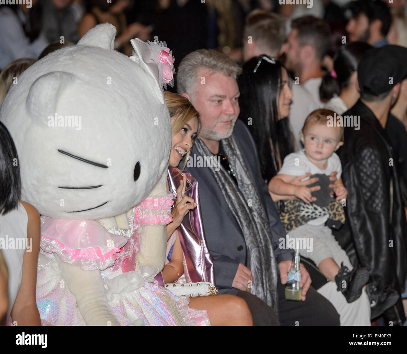 Sydney, Australia. 15th April, 2015. Kyle Sandilands (C) pictured with ...