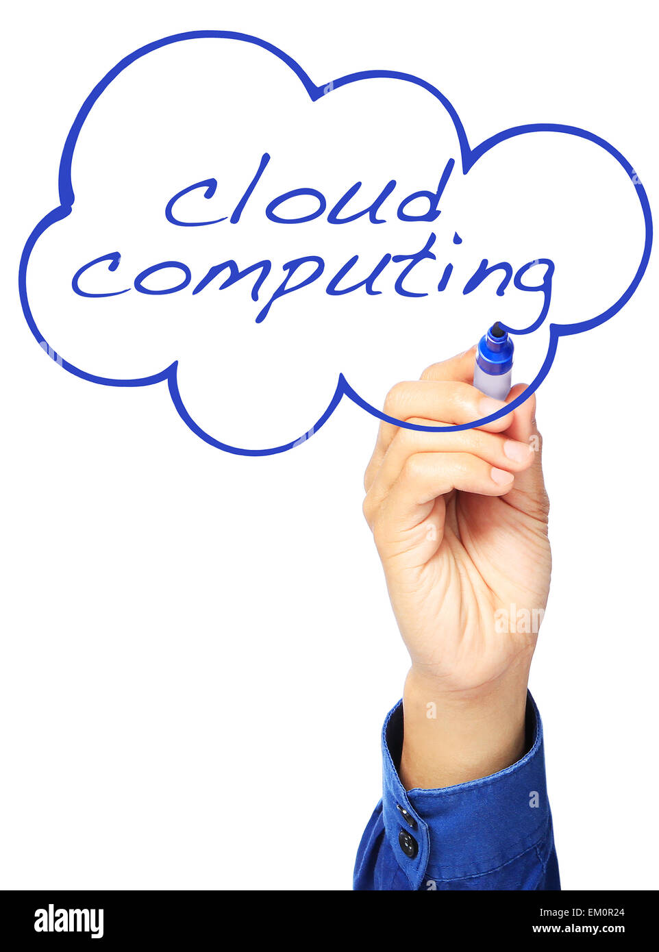 Human computing concept Cut Out Stock Images & Pictures - Alamy