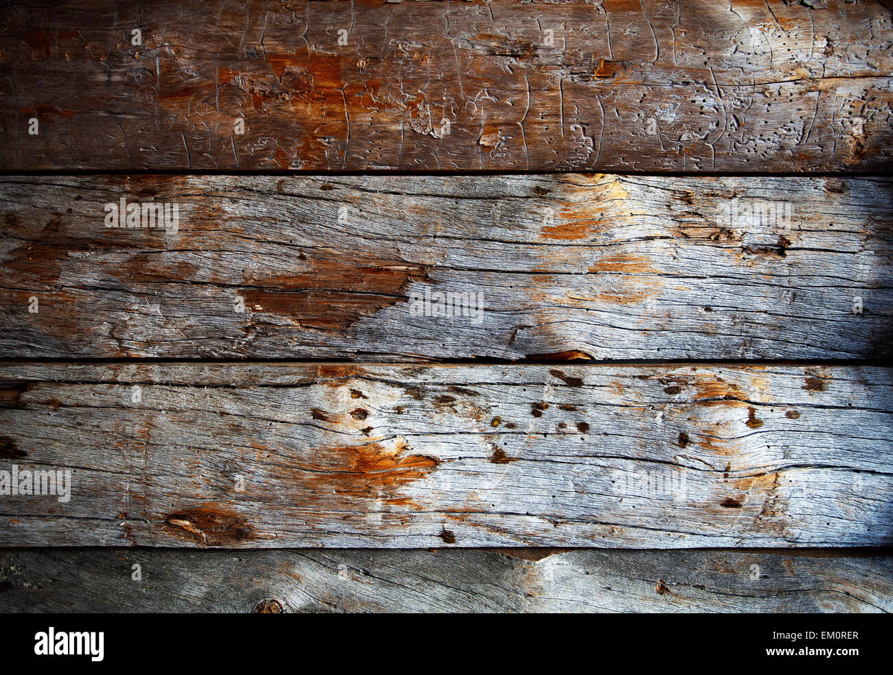 Close up of weathered wood texture Stock Photo - Alamy