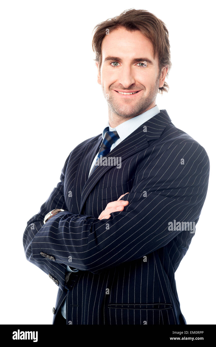 Handsome young corporate executive Stock Photo - Alamy