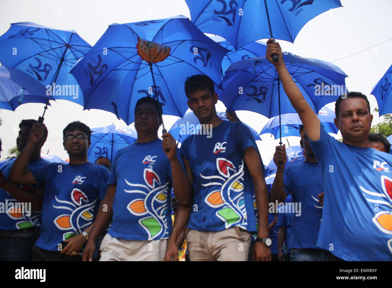 Dhaka, Bangladesh. 14th April, 2015. Revellers attend a rally in ...