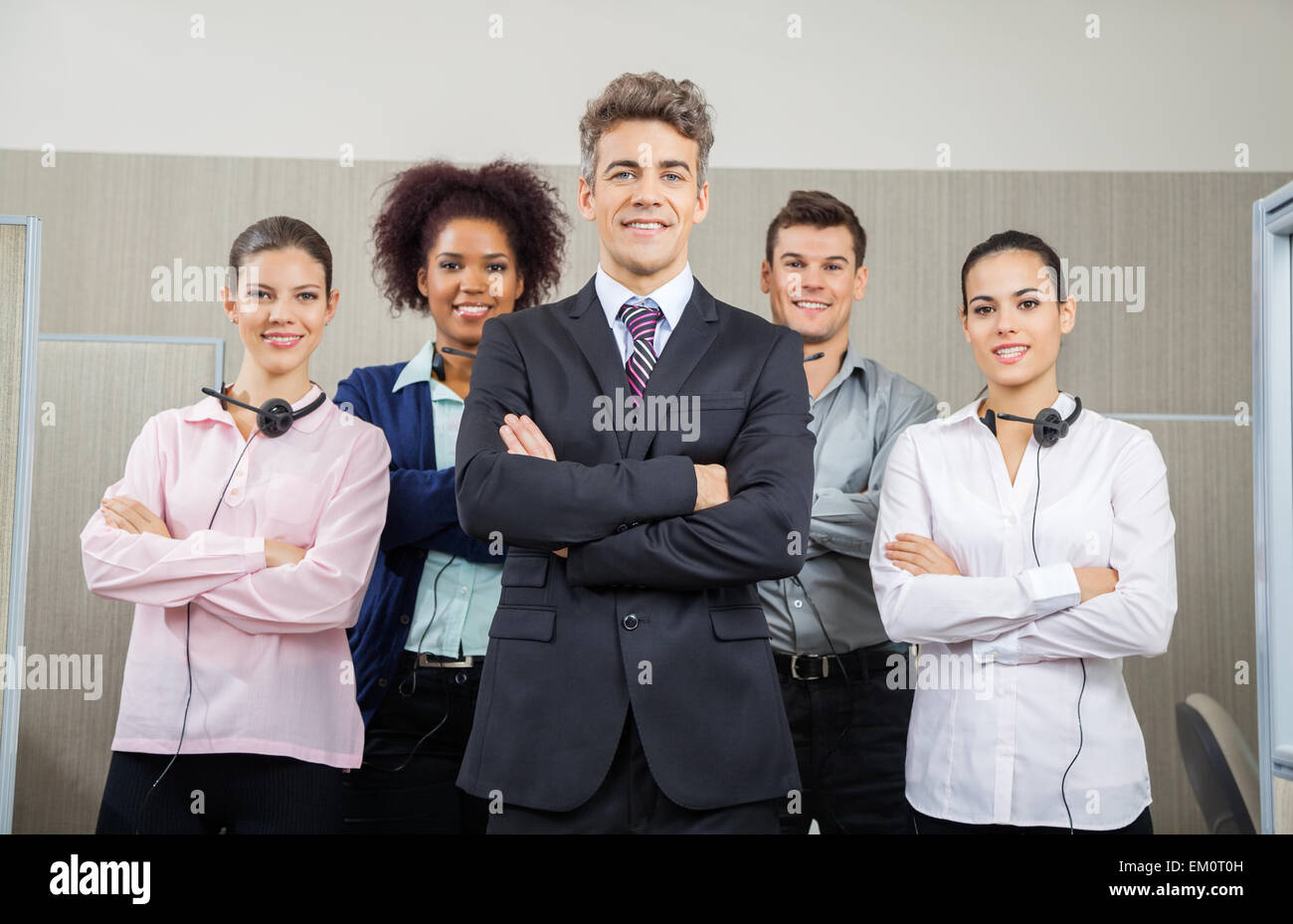 Business people multiethnic call center hi-res stock photography and ...