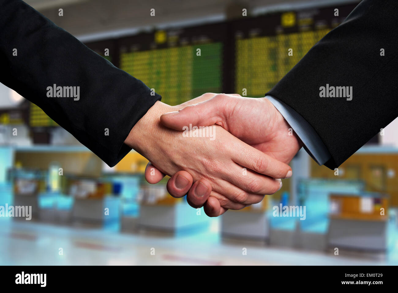 After signing contract shake hands hi-res stock photography and images ...