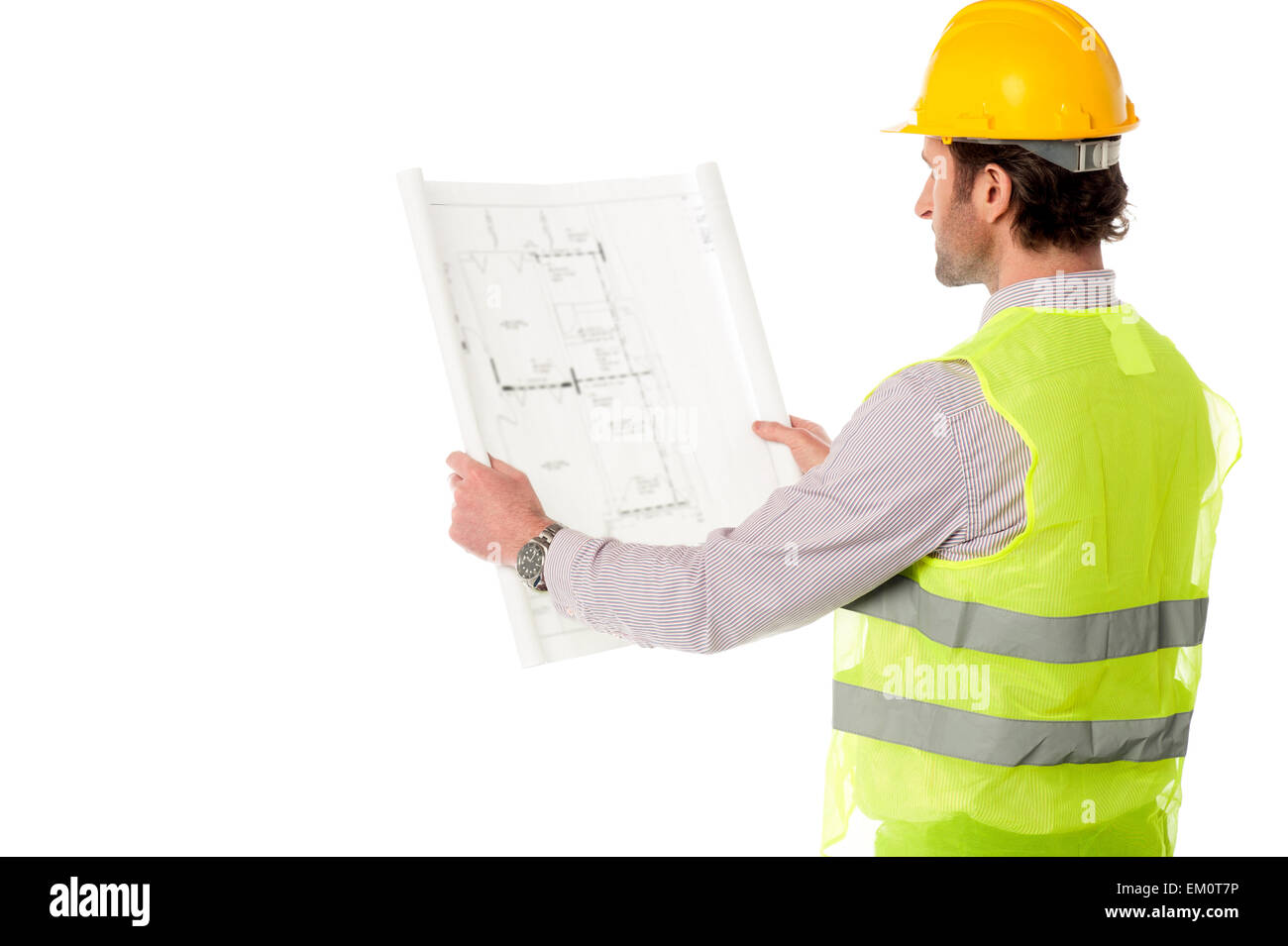 Young civil engineer at work Stock Photo - Alamy