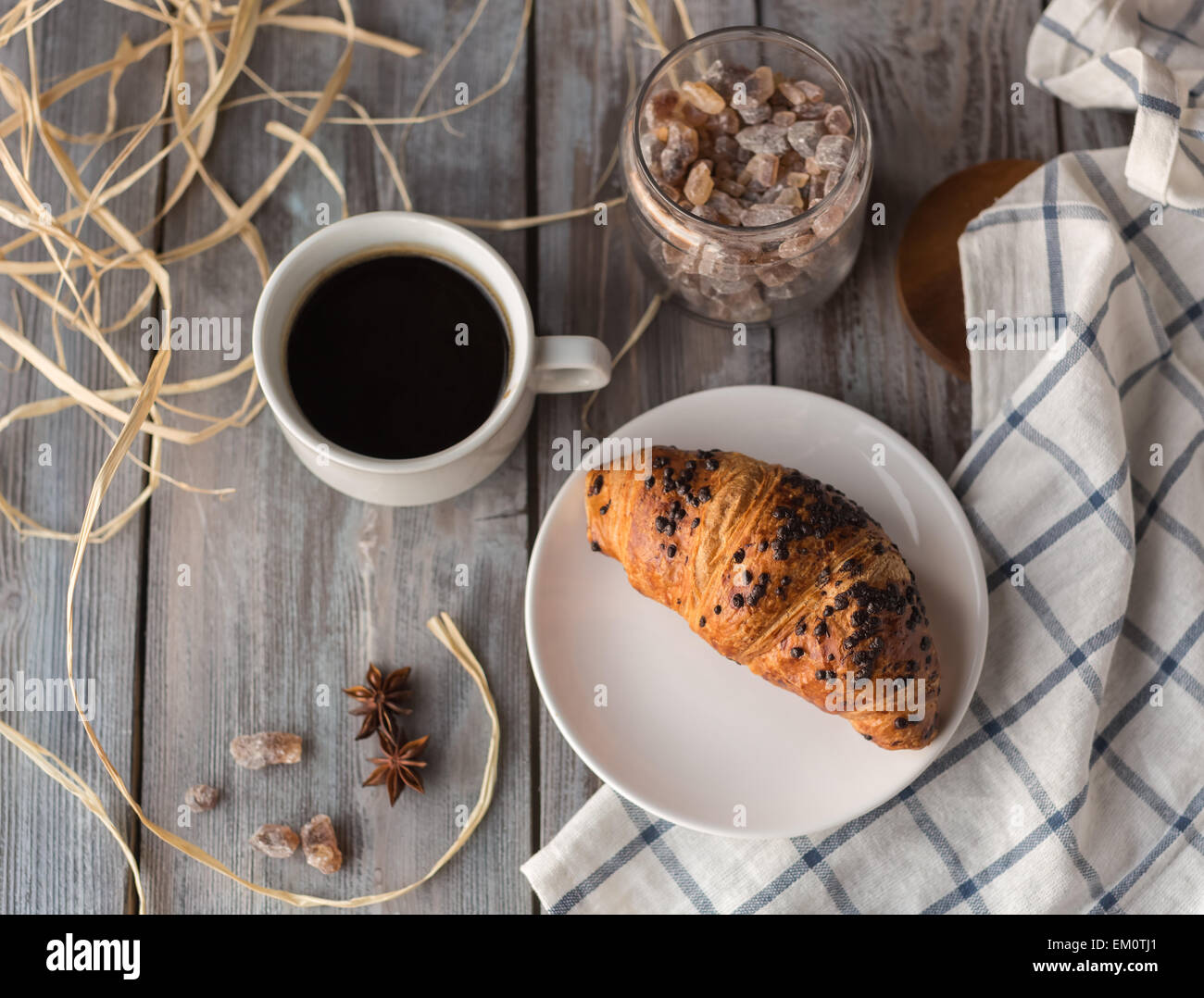 breakfast of coffee Stock Photo - Alamy