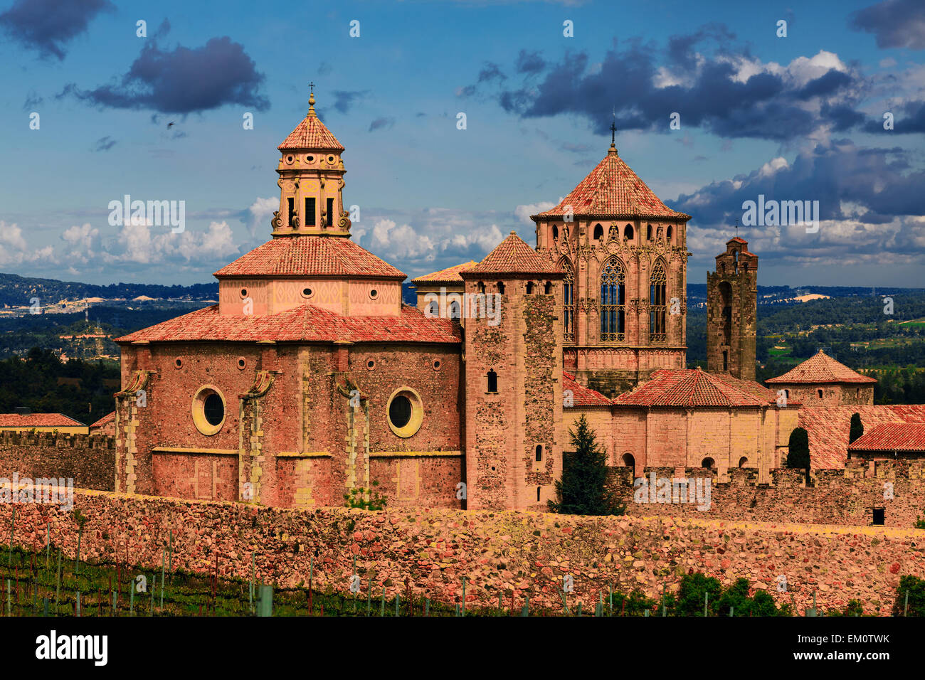 monastery Santa Maria de Poblet, Spain Stock Photo - Alamy