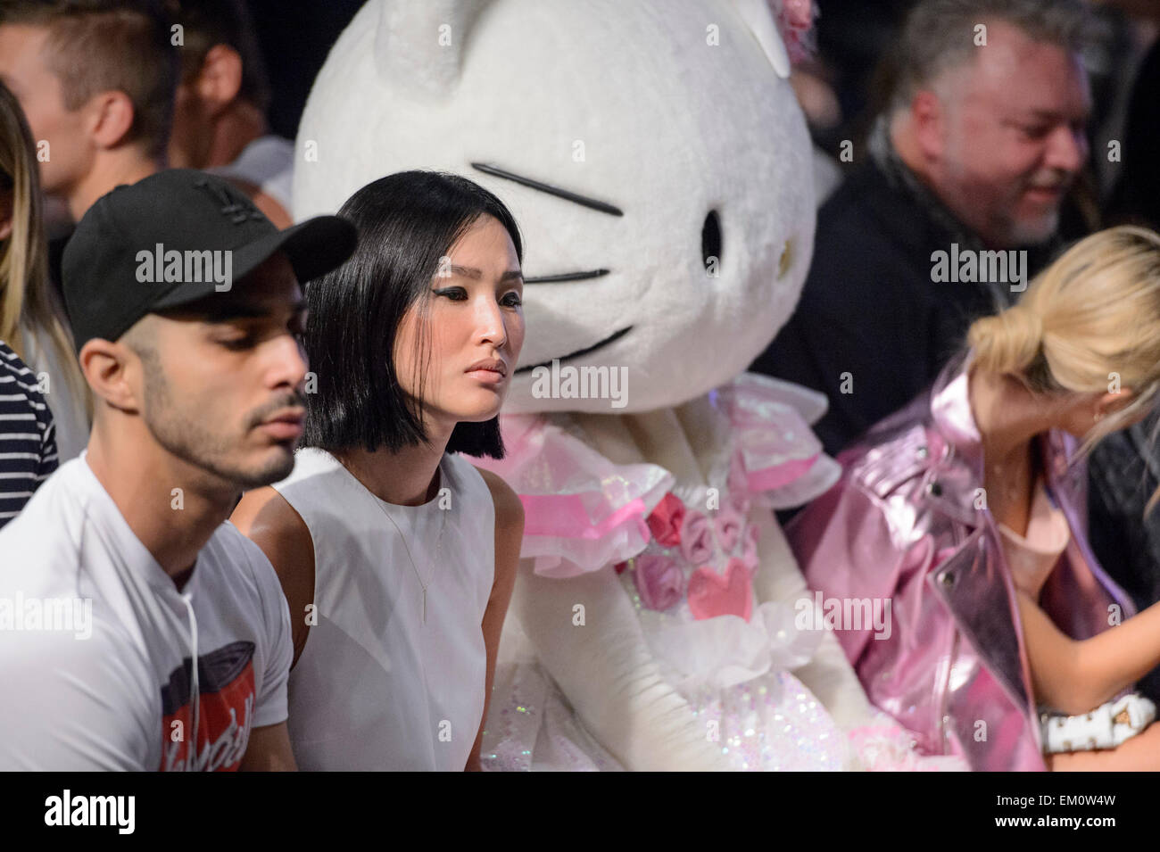 Sydney, Australia. 15th April, 2015. Kyle Sandilands (C) pictured with ...