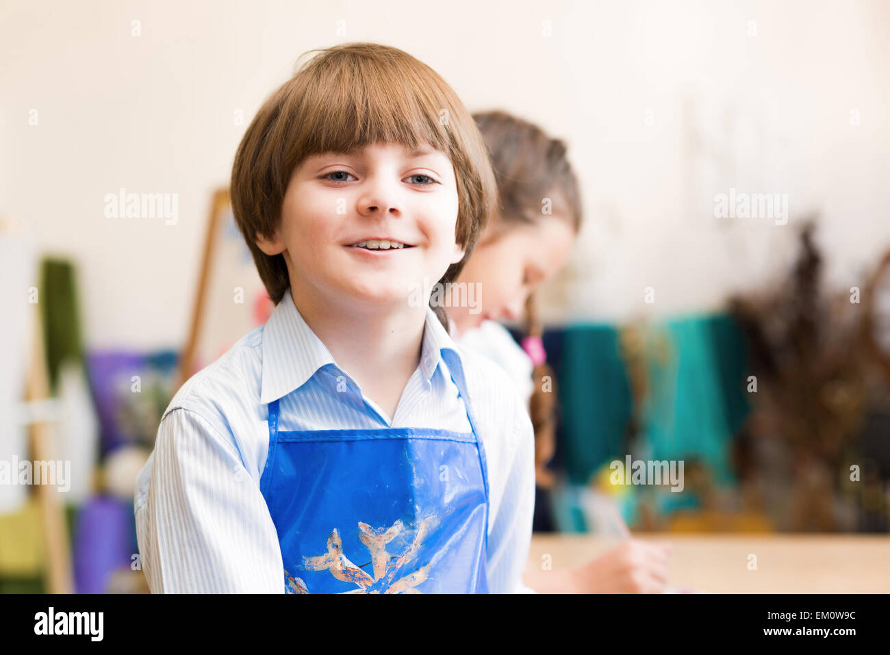 portrait of a nice boy Stock Photo - Alamy