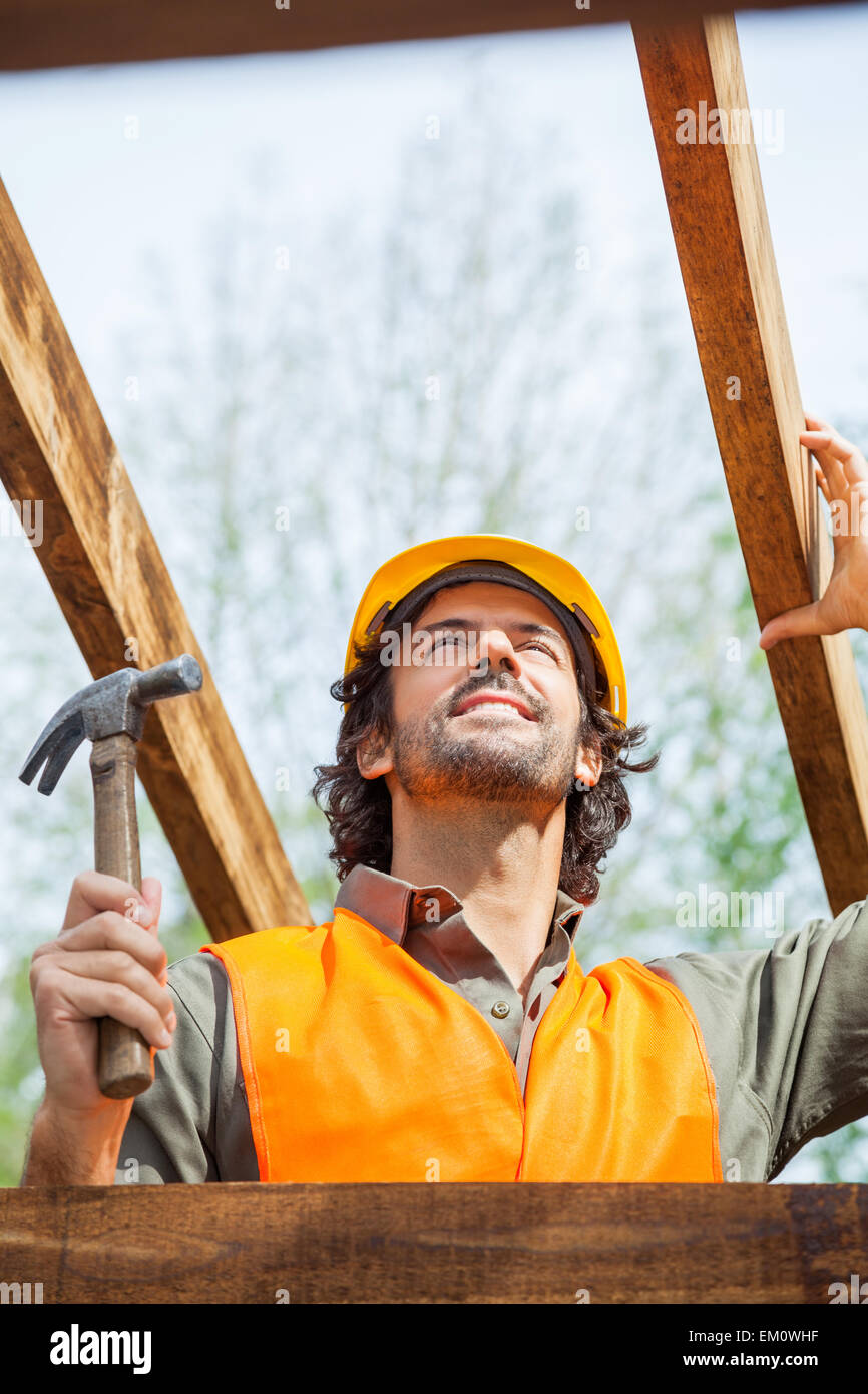 Construction worker with hammer hi-res stock photography and images - Alamy