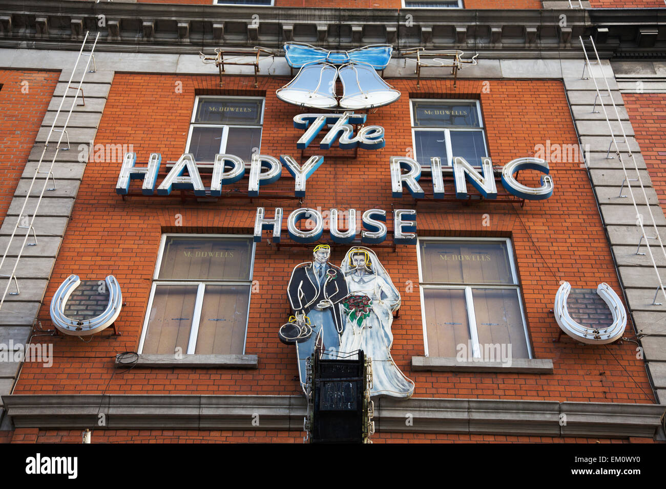 The Happy Ring House On O'connell Street; Dublin Ireland Stock Photo ...
