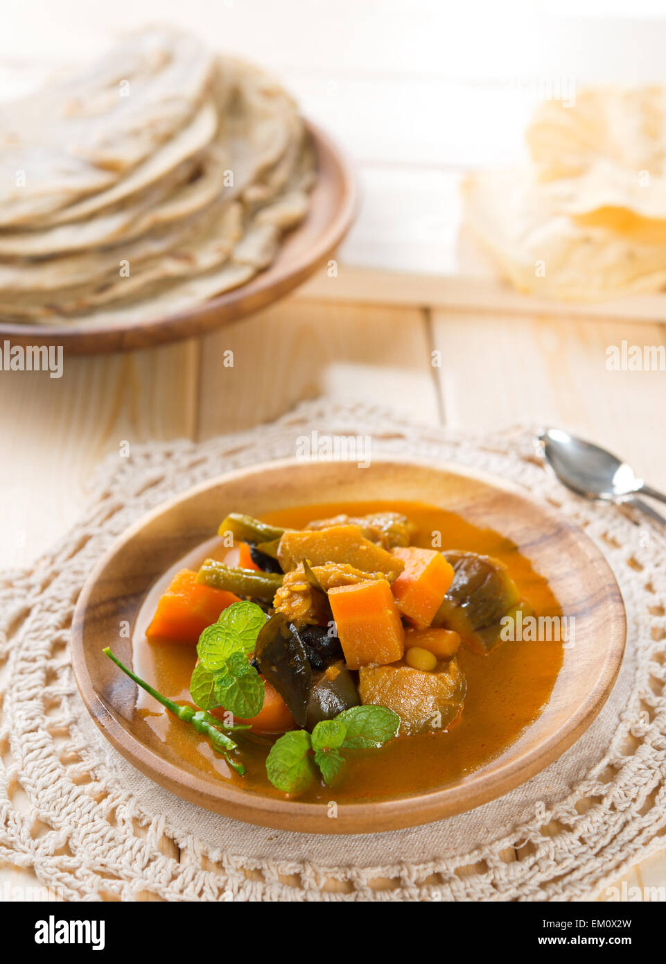 Vegetable curry dhal Stock Photo - Alamy