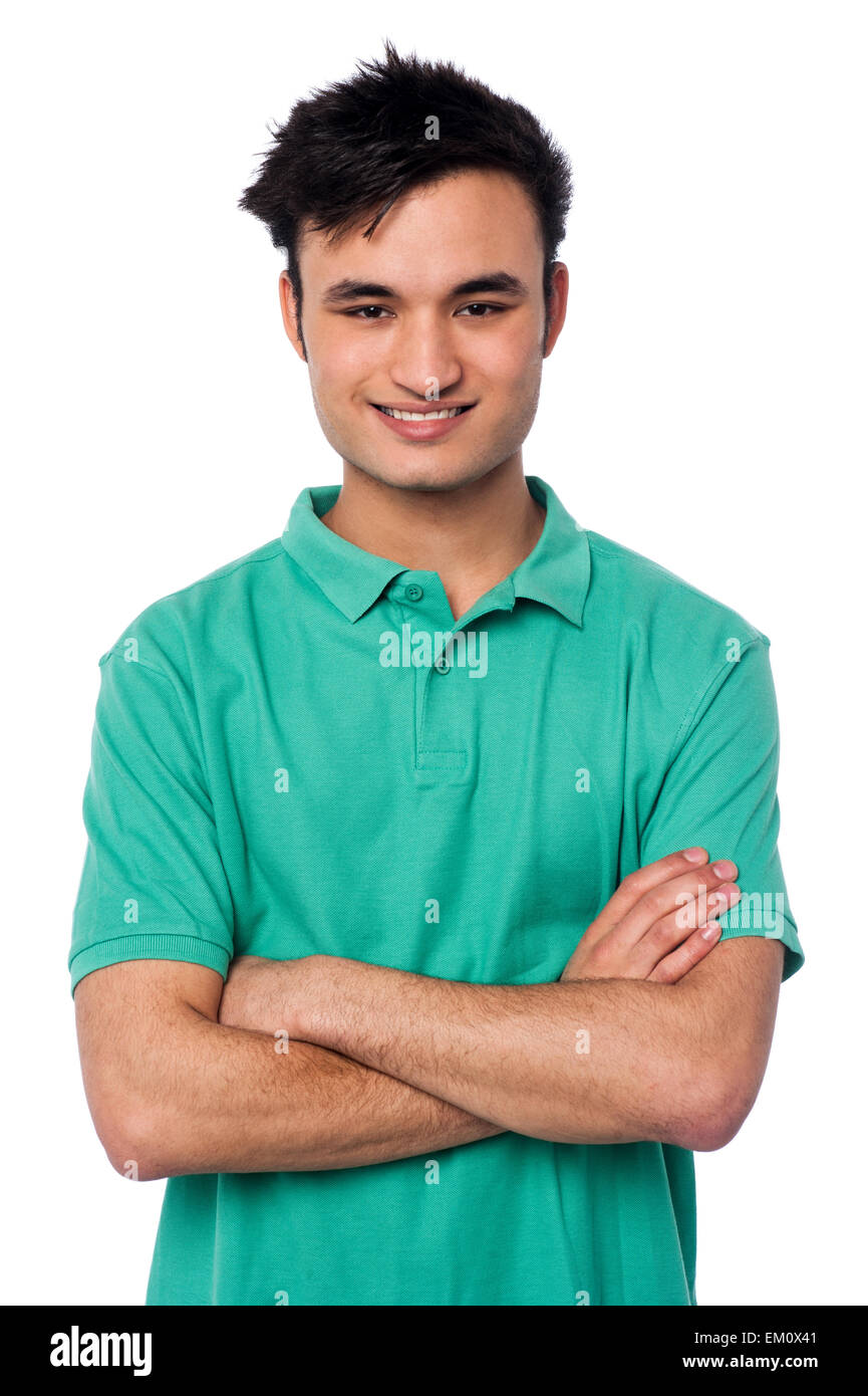 Portrait of charming young asian guy Stock Photo - Alamy