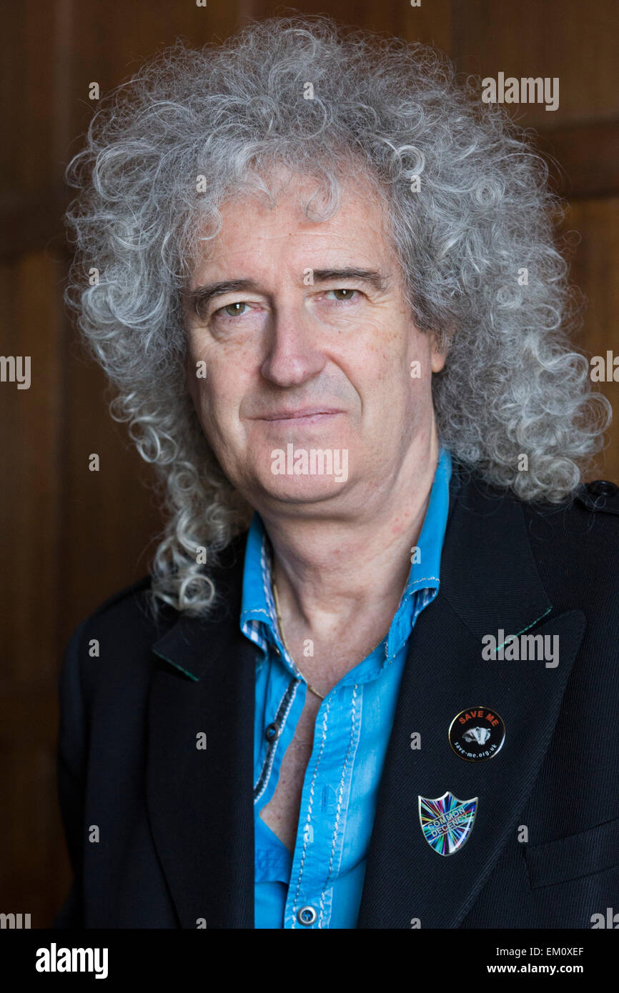 London, UK. 15 April 2015. Dr Brian May, Queen guitarist and ...