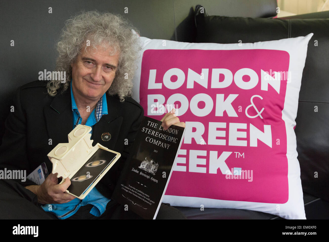 London, UK. 15 April 2015. Dr Brian May, Queen guitarist and ...