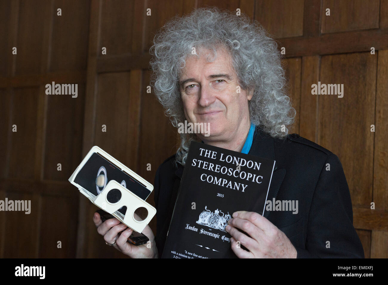 London, UK. 15 April 2015. Dr Brian May, Queen guitarist and ...