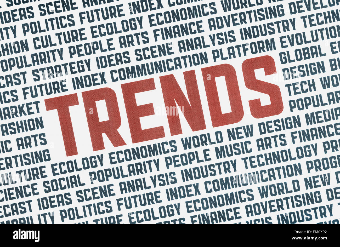 Typography trends hi-res stock photography and images - Alamy