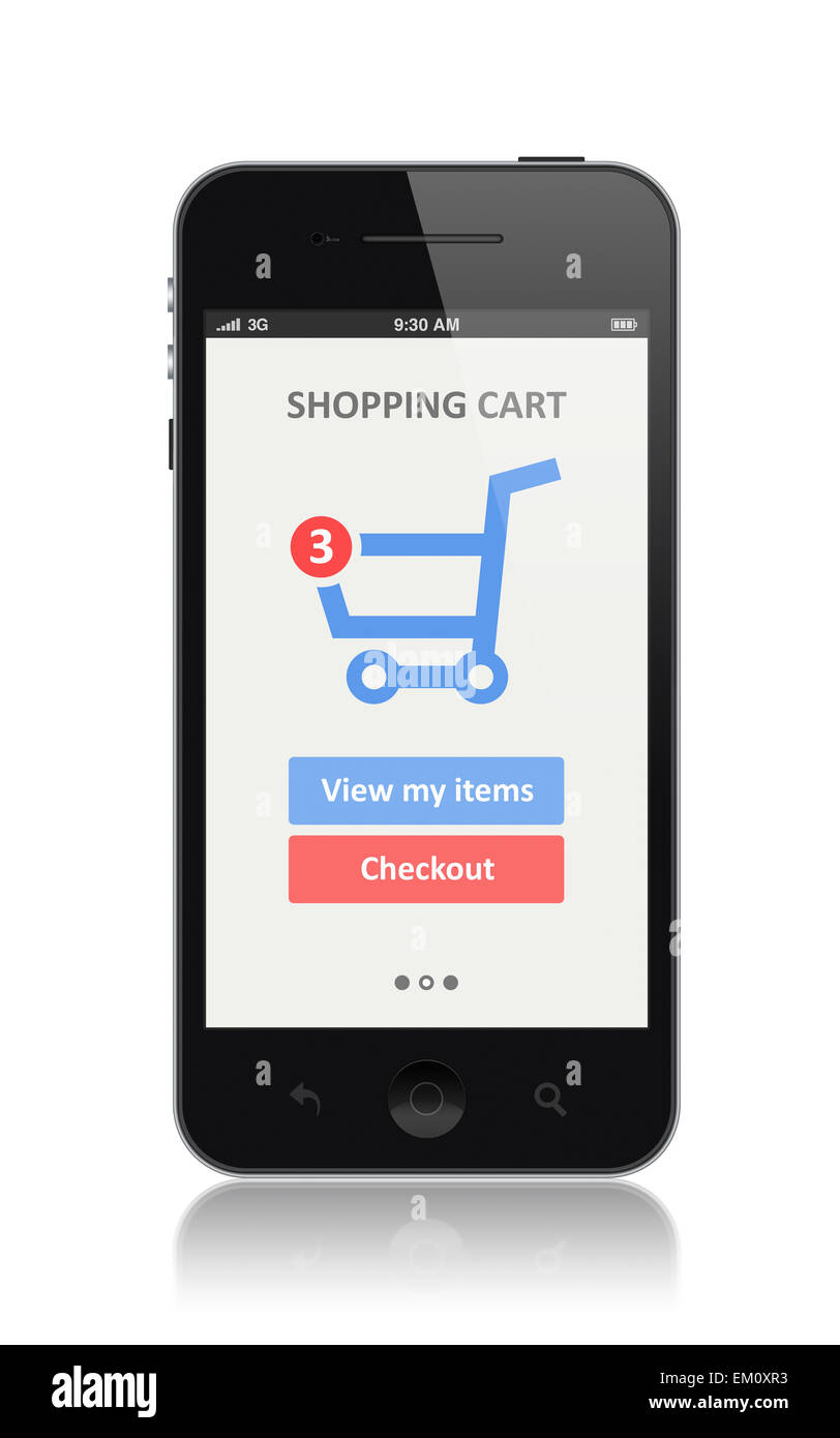 E smartphone Cut Out Stock Images & Pictures - Alamy