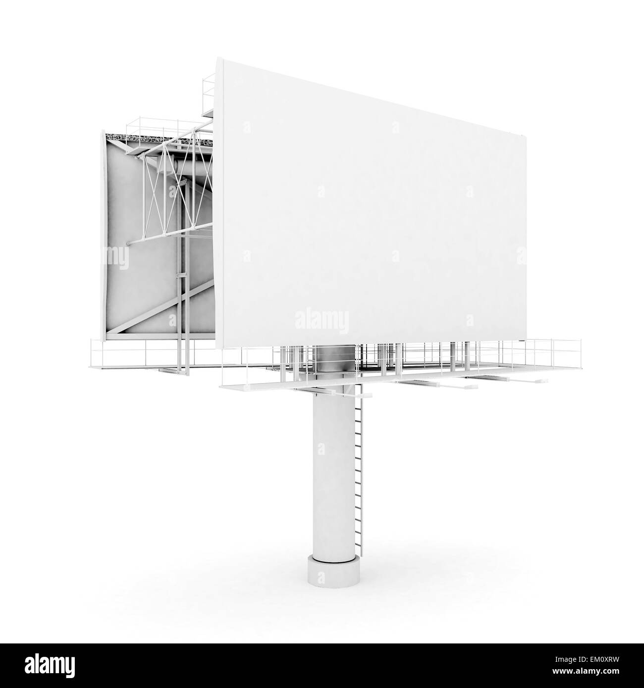 Big sign board Black and White Stock Photos & Images - Alamy