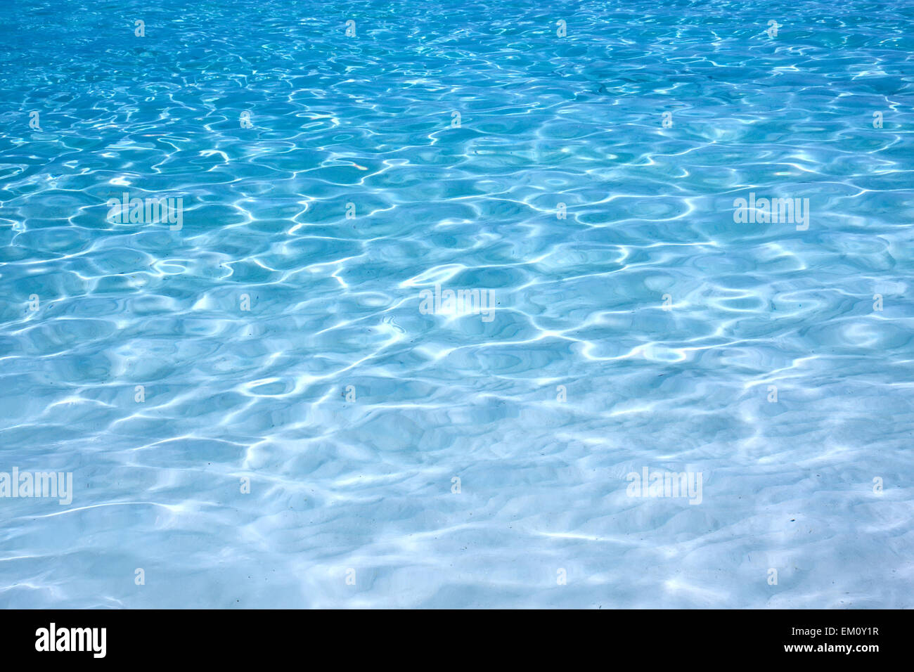 Shining blue water ripple background Stock Photo - Alamy