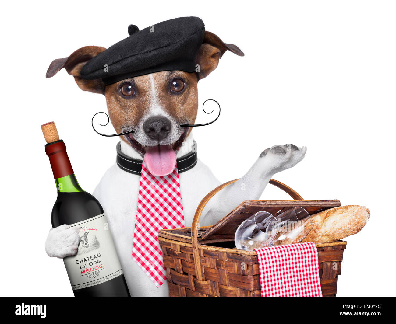 French beret baguette hi-res stock photography and images - Alamy