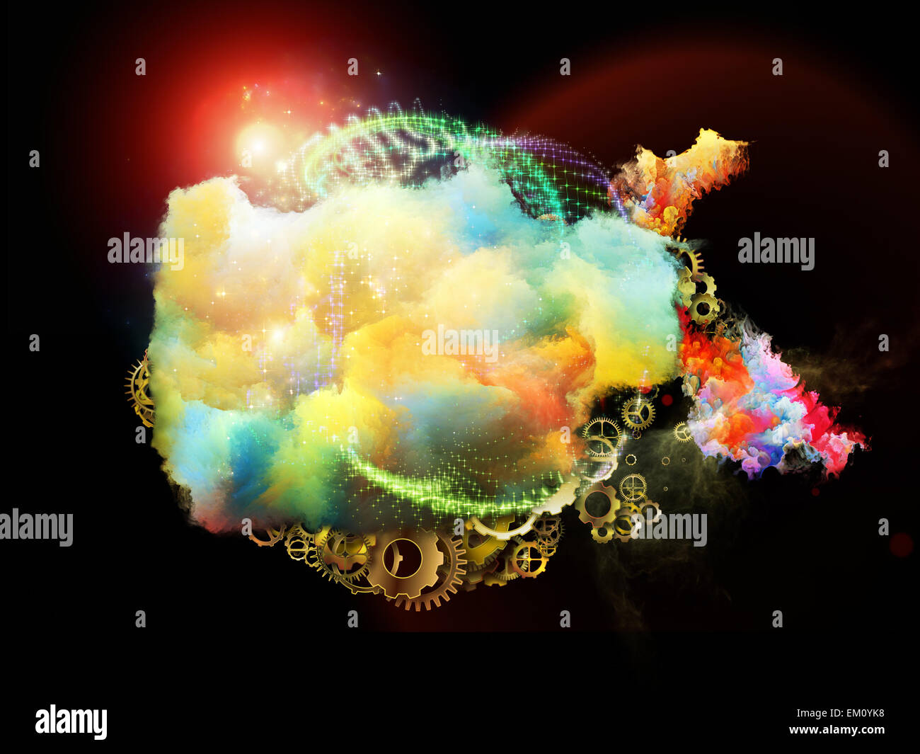 Design Nebulae Composition Stock Photo - Alamy