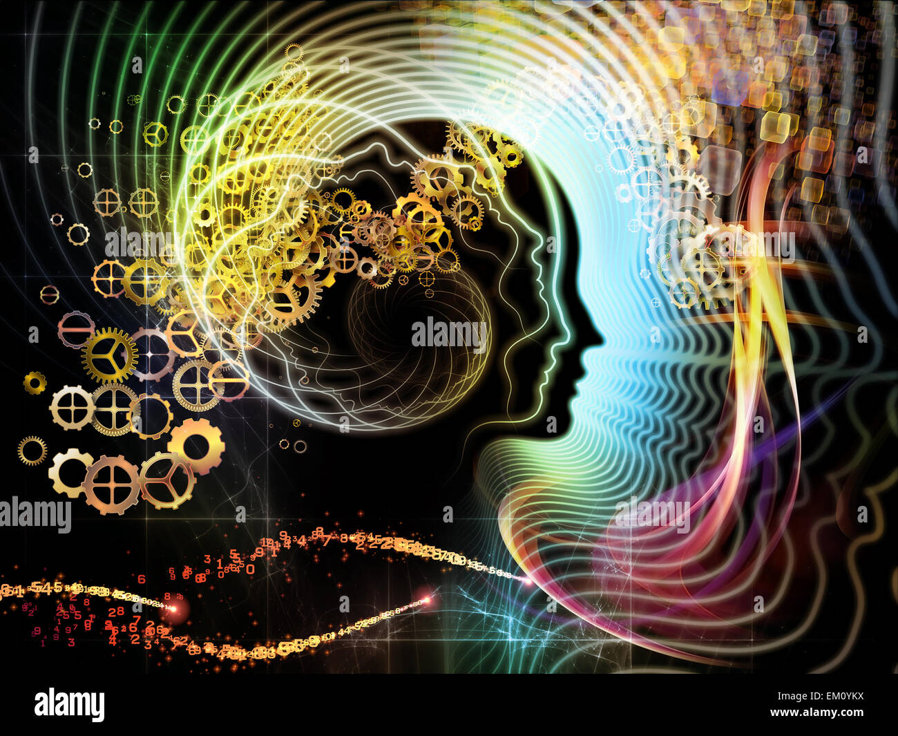 Inner Life of Human Mind Stock Photo - Alamy