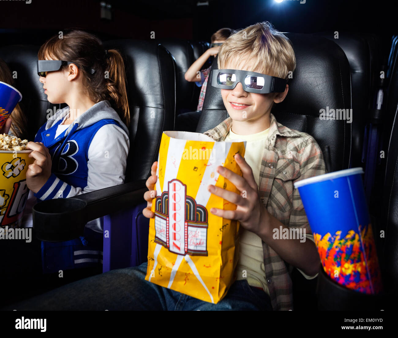 Family theatre snacks hi-res stock photography and images - Alamy