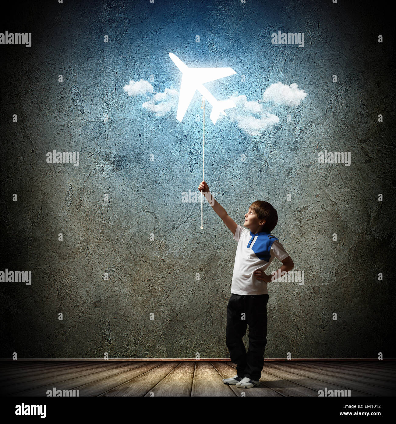 Little boy playing Stock Photo - Alamy