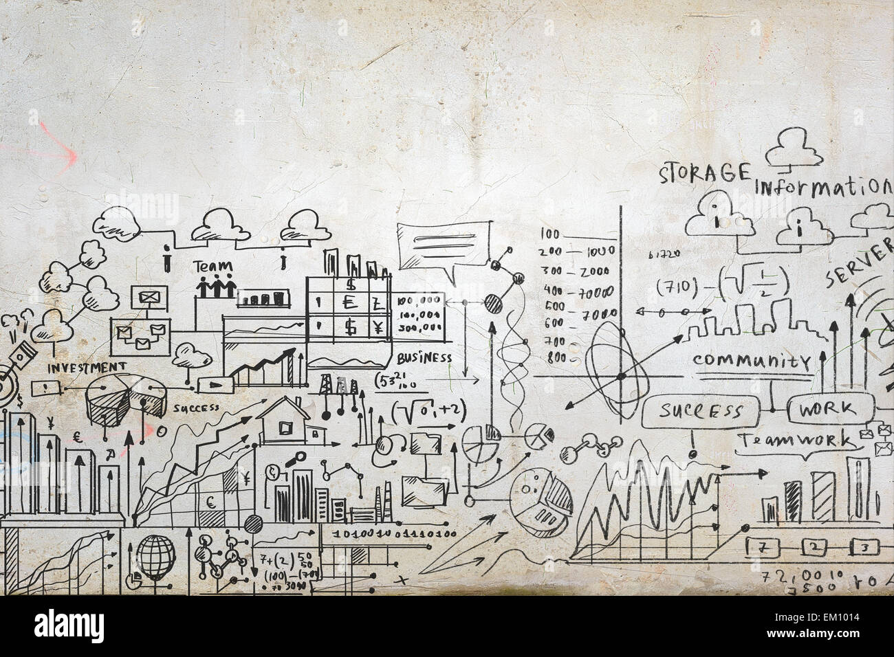 Business plan image collage hand hi-res stock photography and images ...