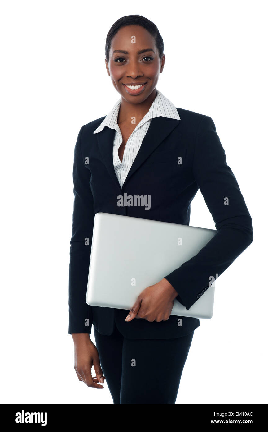 Attractive african business executive Stock Photo - Alamy