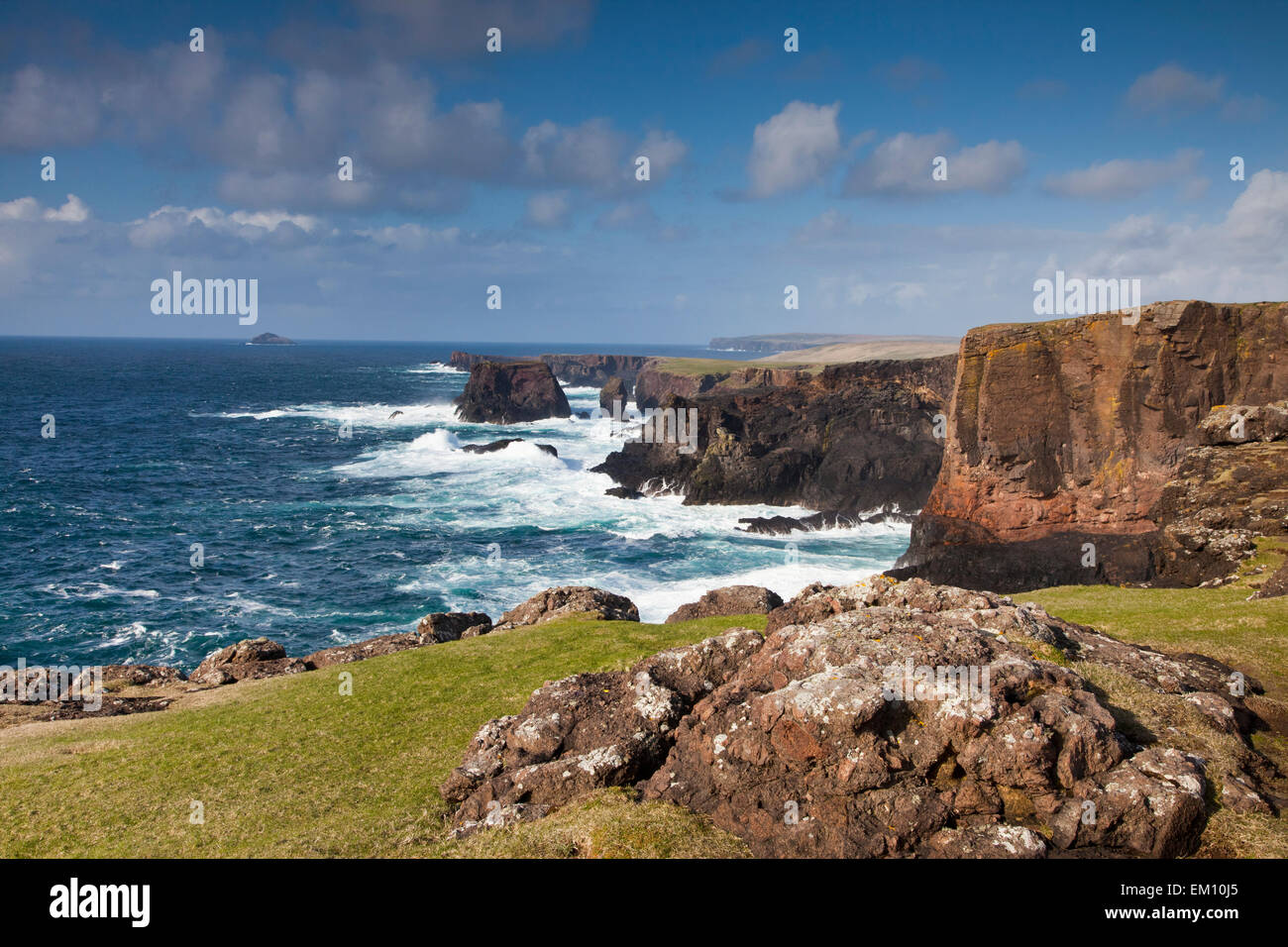 Seascape; Shetland Scotland Stock Photo - Alamy